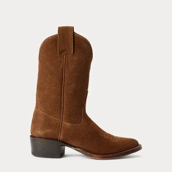 Ralph Lauren Plainview Roughout Suede Boots