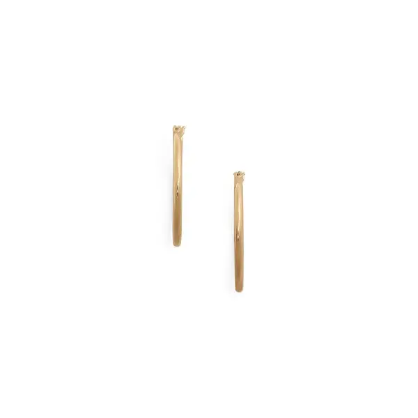 Ralph Lauren Tone Hoop Earrings