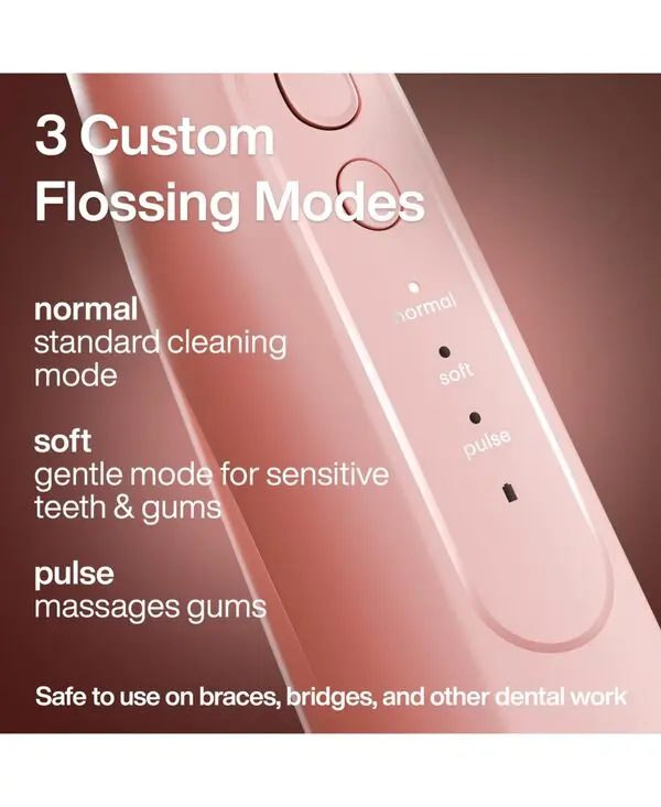 AQUASONIC Icon Electric Water Flosser - Pink