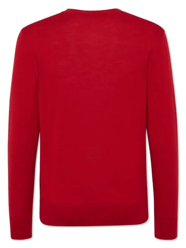 Dsquared2 Embroidered Logo Jumper - Red