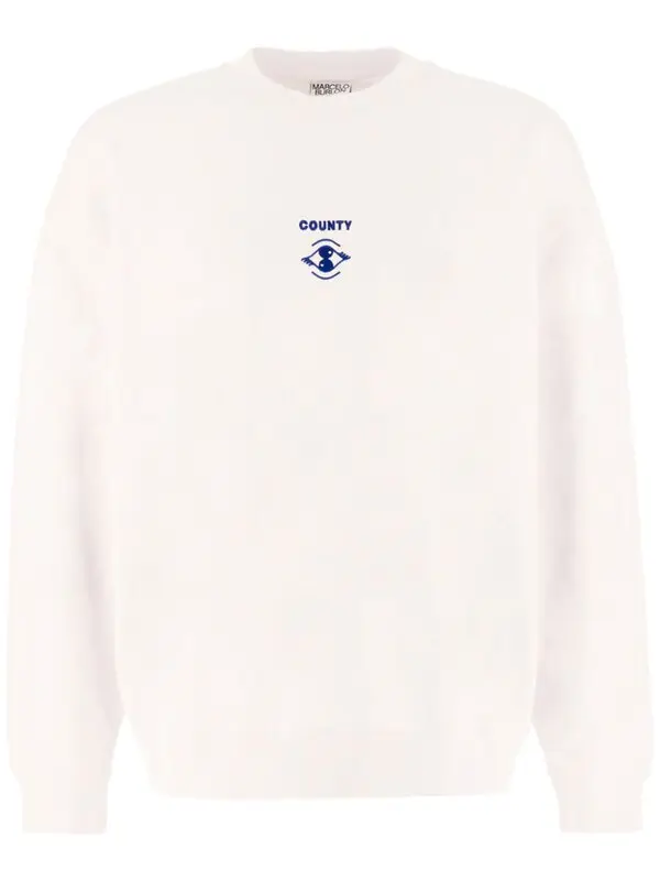 COUNTY OF MILAN Poster Eye Print Sweatshirt