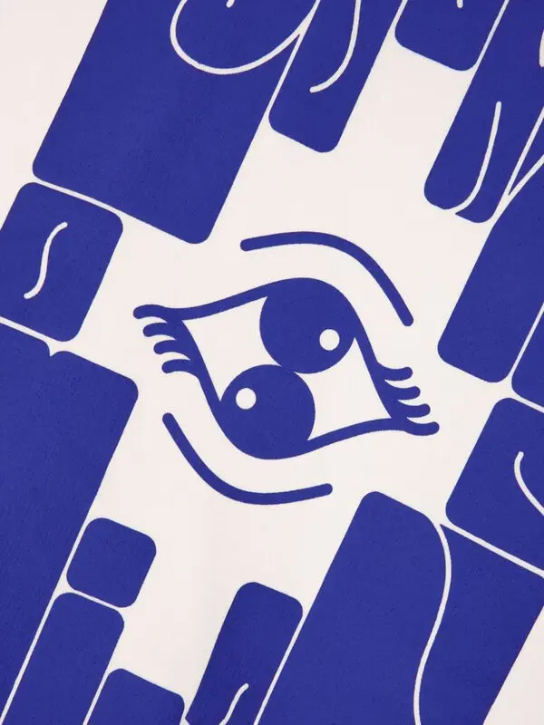 COUNTY OF MILAN Poster Eye Print Sweatshirt