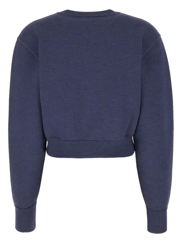Chloé Embroidered-logo Jumper - Blue