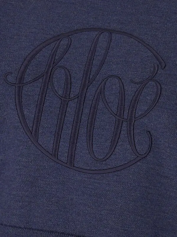 Chloé Embroidered-logo Jumper - Blue