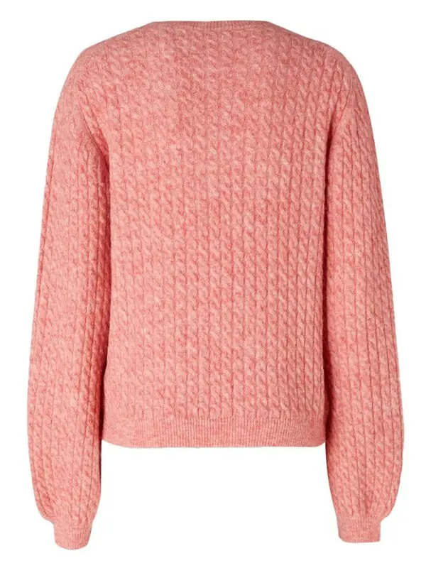BALLANTYNE Cable-knit Jumper - Pink