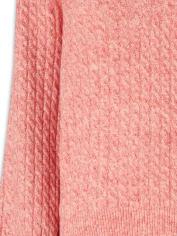 BALLANTYNE Cable-knit Jumper - Pink