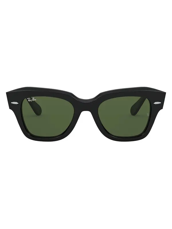 Ray-ban State Street Square-frame Sunglasses - Black