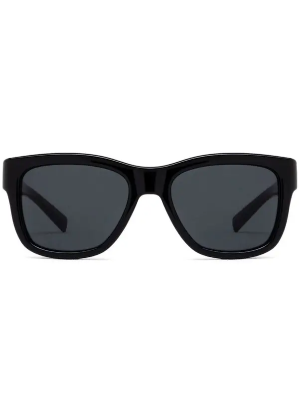 Saint Laurent Logo-engraved Sunglasses - Black