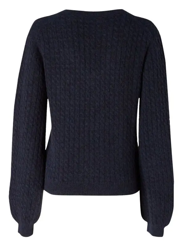 BALLANTYNE Cable-knit Jumper - Blue