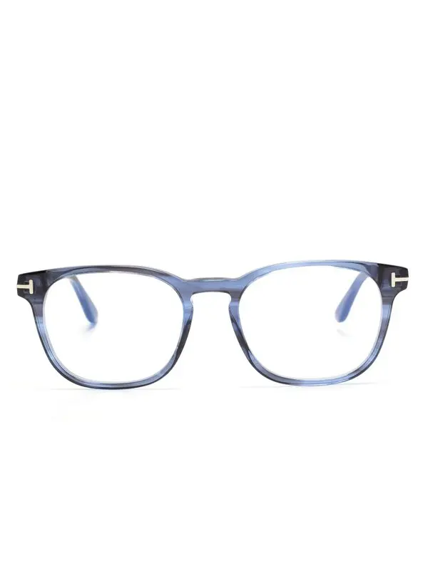 TOM FORD Round-frame Glasses - Blue