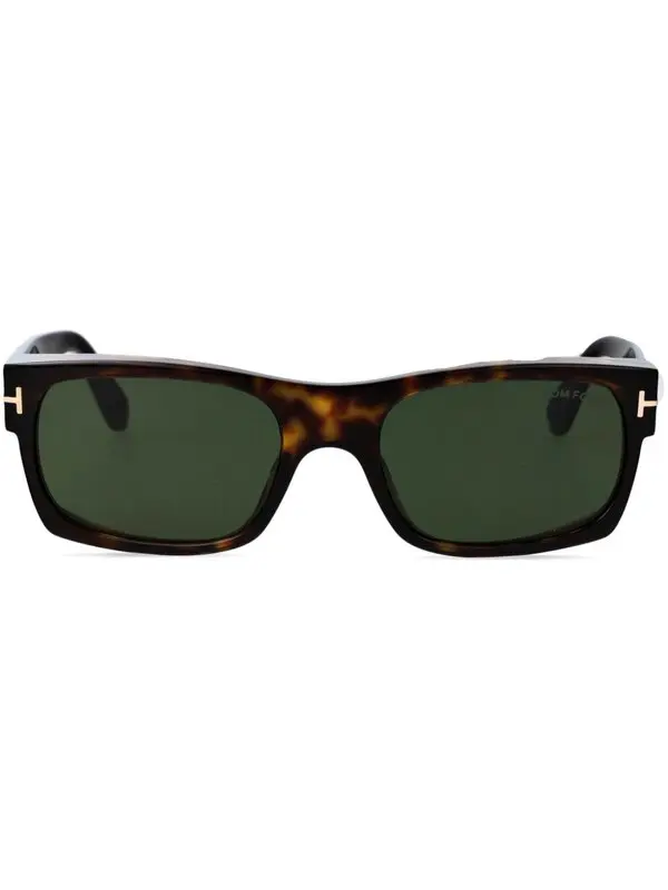 TOM FORD Rectangle-frame Sunglasses - Brown