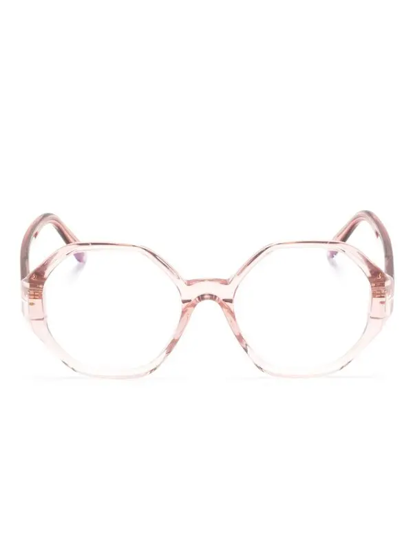 TOM FORD Geometric-frame Glasses - Pink