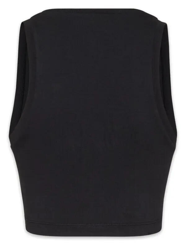Dsquared2 Icon Logo Cropped Tank Top - Black