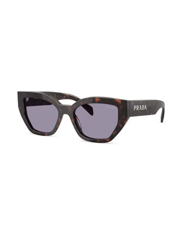 Prada Tortoiseshell-effect Cat-eye Sunglasses - Brown