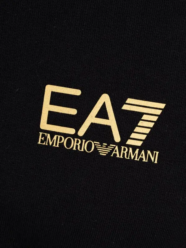 EA7 Cotton Core Identity Tracksuit - Black