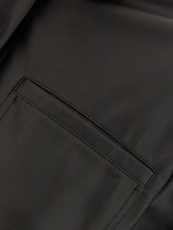 Hugo Faux-leather Shirt
