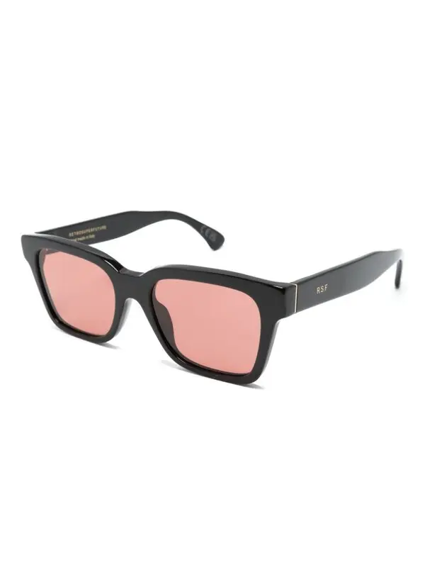 RETROSUPERFUTURE America Square Frame Sunglasses - Black