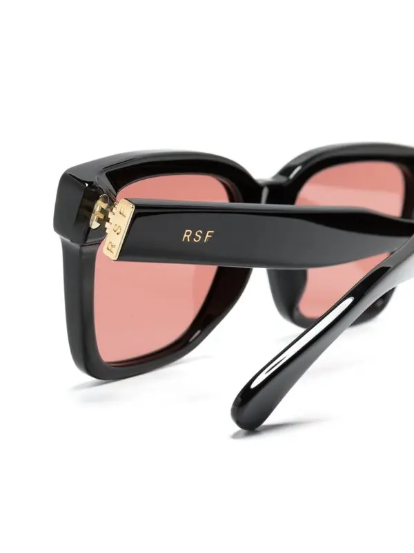 RETROSUPERFUTURE America Square Frame Sunglasses - Black