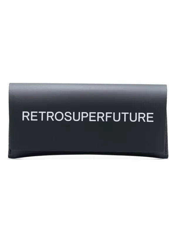 RETROSUPERFUTURE America Square Frame Sunglasses - Black
