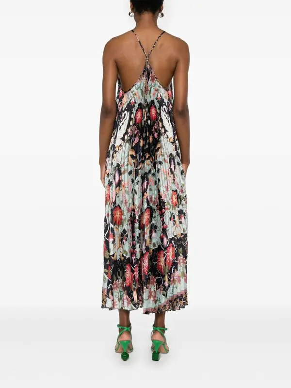 white flowy spaghetti strap dress Bella Dahl Flowy Cami Maxi Dress in White