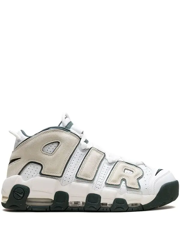 Nike Air More Uptempo Vintage Green Sneakers - White