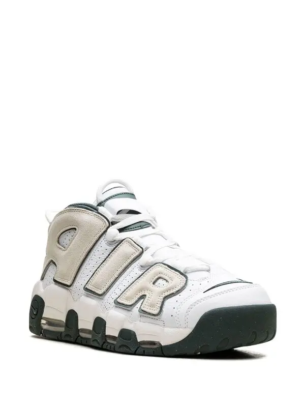Nike Air More Uptempo Vintage Green Sneakers - White