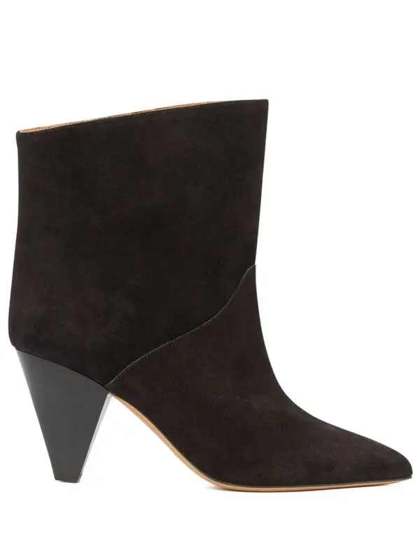 Isabel Marant Étoile 75mm Loline Suede Boots - Black