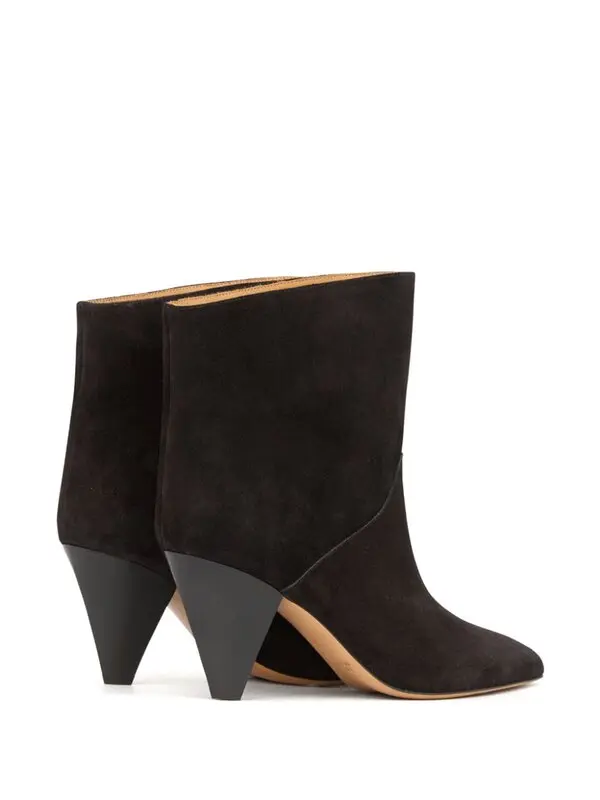 Isabel Marant Étoile 75mm Loline Suede Boots - Black