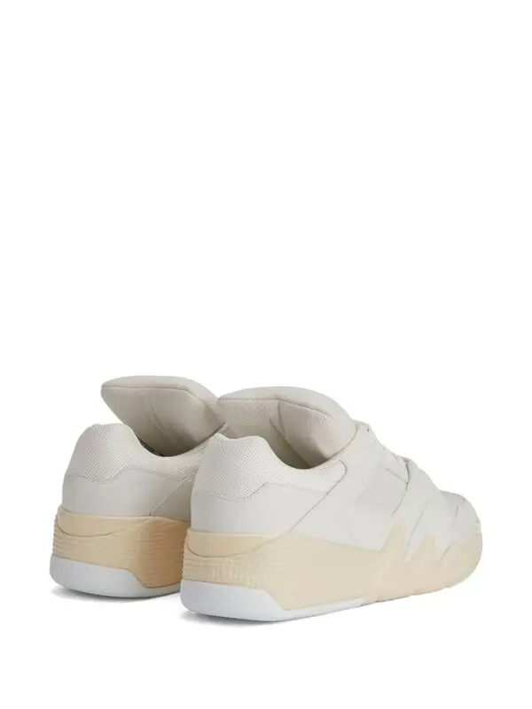 GIUSEPPE ZANOTTI Talon Leather Sneakers - White