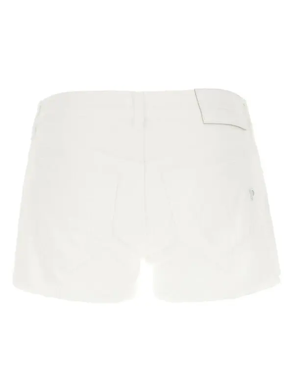 DONDUP Logo-plaque Denim Mini Shorts