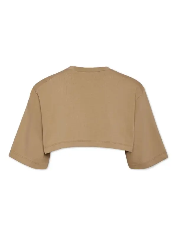 Dsquared2 Cropped T-shirt - Neutrals