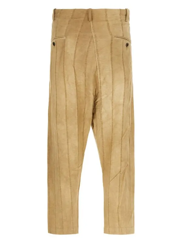 UMA WANG Striped Trousers