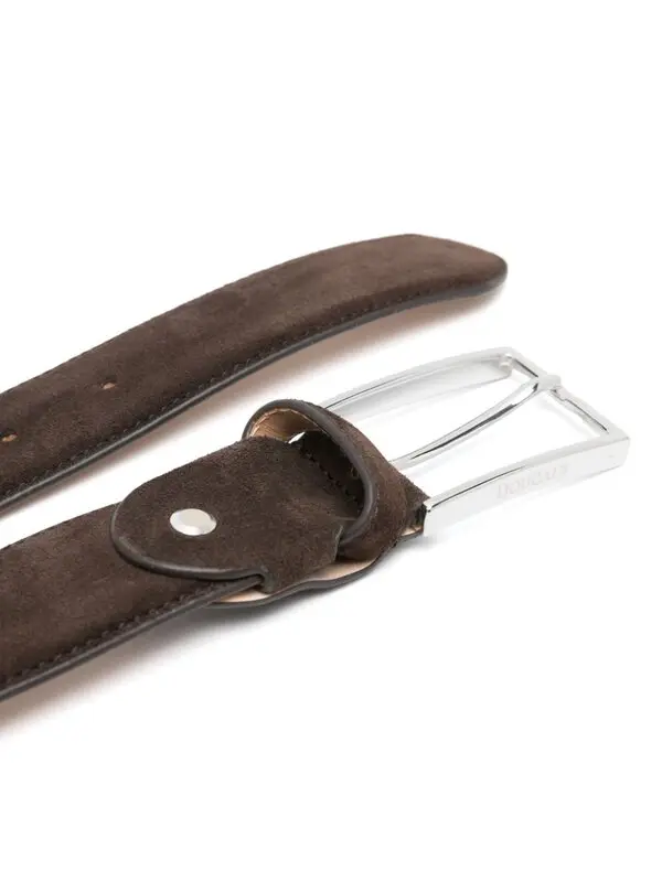 DOUCAL'S Suede Belt - Brown