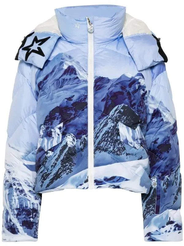 Perfect Moment Mountain Puffer Ski Jacket - Blue