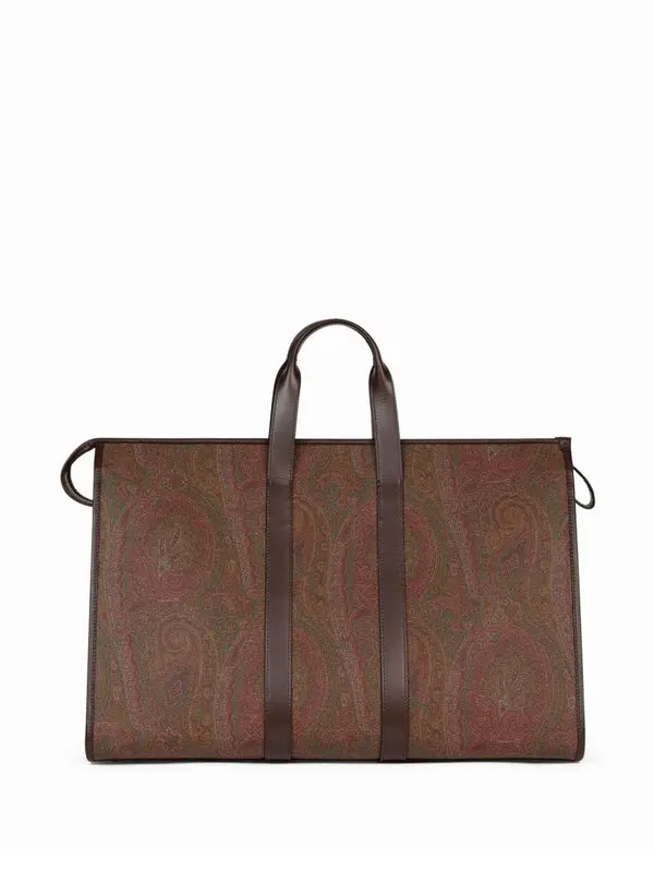 Etro Paisley Print Travel Bag - Brown