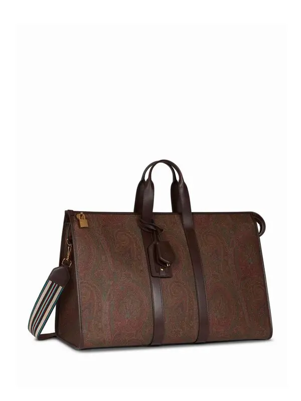 Etro Paisley Print Travel Bag - Brown