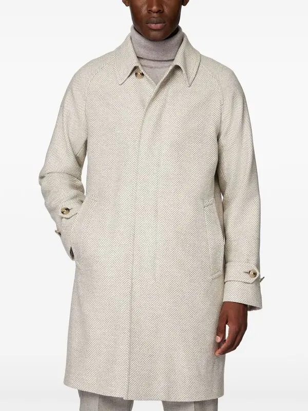 Boggi Milano Single-breasted Wool Coat