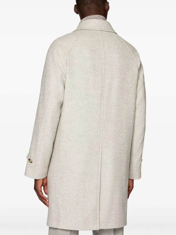 Boggi Milano Single-breasted Wool Coat