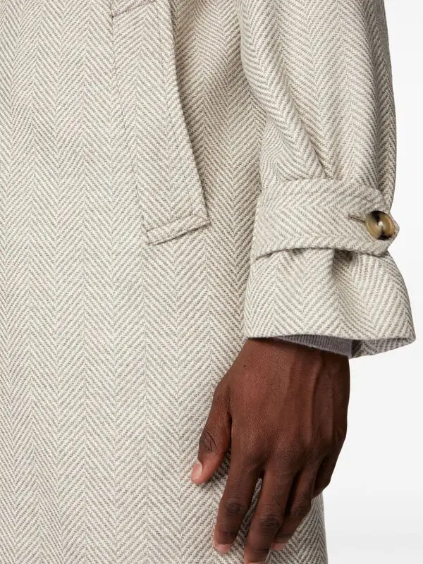 Boggi Milano Single-breasted Wool Coat