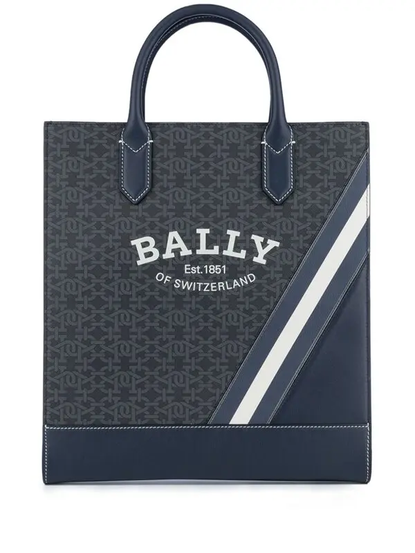 Bally Logo-print Tote Bag - Blue
