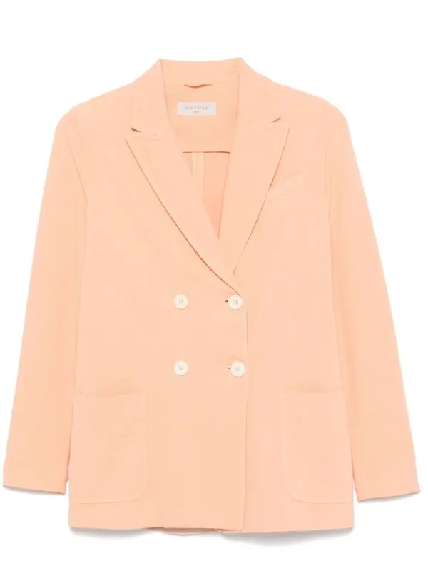 CIRCOLO 1901 Double-breasted Blazer - Orange