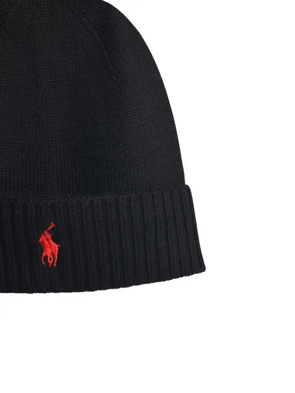 Polo Ralph Lauren Wool Beanie - Black