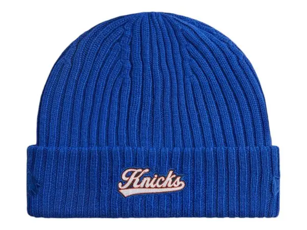 Kith X New York Knicks Court Vision Beanie - Royal