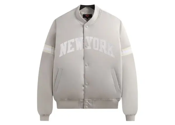 Kith X New York Knicks Empire Satin Bomber Jacket
