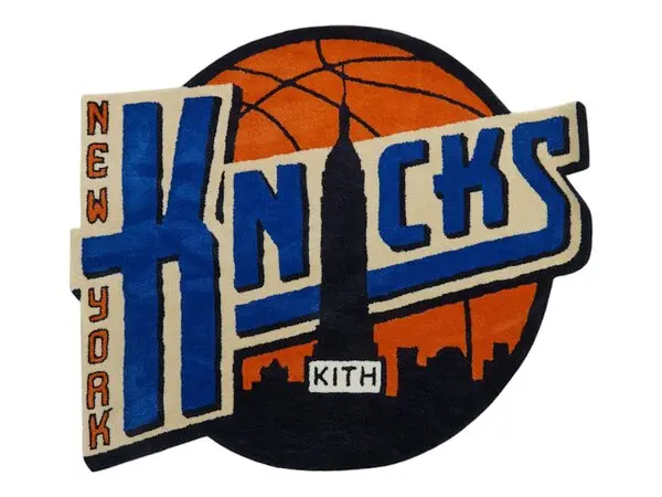 Kith X New York Knicks Logo Rug
