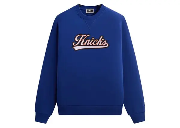 Kith X New York Knicks Script Vintage Nelson Crewneck Sweatshirt