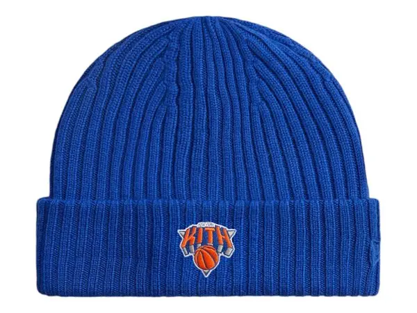 Kith X New York Knicks Logo Beanie - Royal