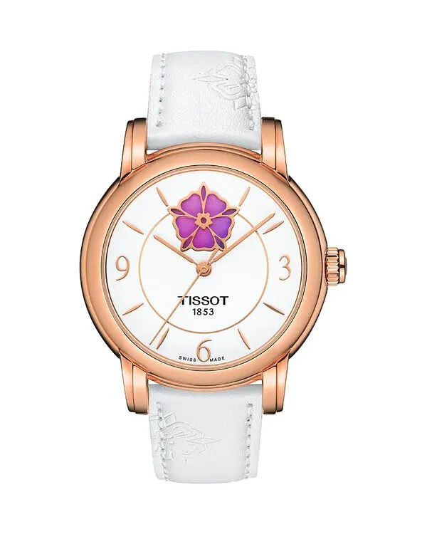 TISSOT Powermatic 80 Watch, 35mm - White