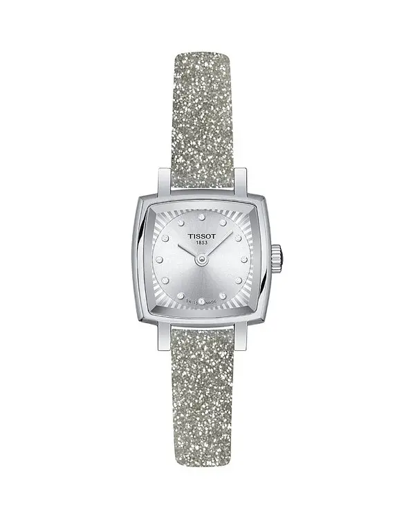 TISSOT Lovely Square Festive Kit Watch, 20mm X 20mm - Silver