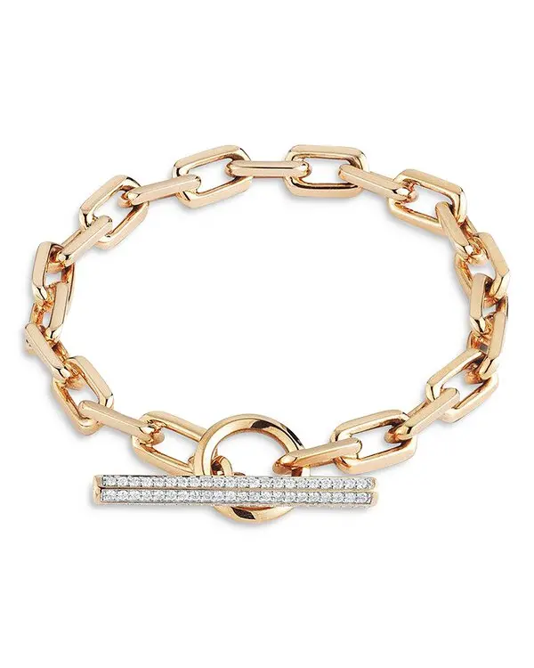 Walters Faith 18k Rose Gold Diamond Toggle Bracelet - Pink